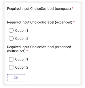 [Android][UX] [Input ChoiceSet (compact) height and width squeezed] · Issue #4891 · microsoft ...
