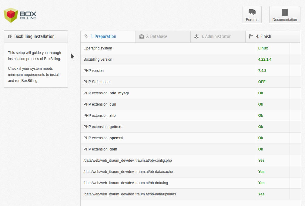 [Bug] SQL[42000] 1044 - Access denied for user · Issue #1238 · boxbilling/boxbilling · GitHub