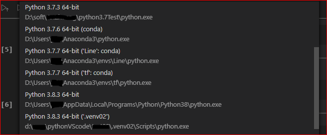 The Jupyter kernel in VSCode has duplicate options. · Issue #4074 ...
