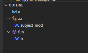 Reopen VSCode, "OUTLINE" does not work for the last opened file ...