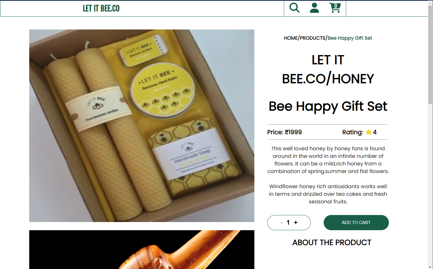 GitHub - GauravRana12/LET-IT-BEE.CO-Honey-Store-Website: LetItBee.co is ...