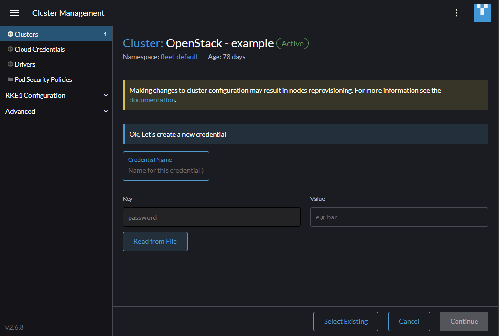 [BUG] Cluster Owner is unable to edit OpenStack RKE2 cluster · Issue #39290 · rancher/rancher ...