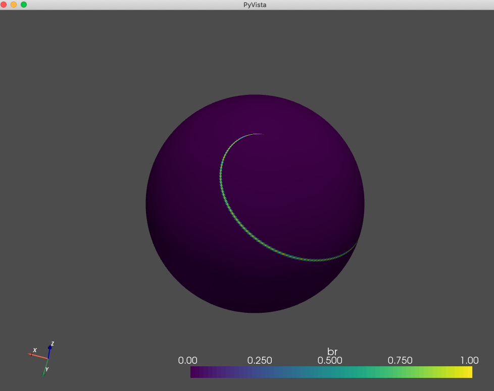 Setting a point array on a sphere · Issue #266 · pyvista/pyvista ...