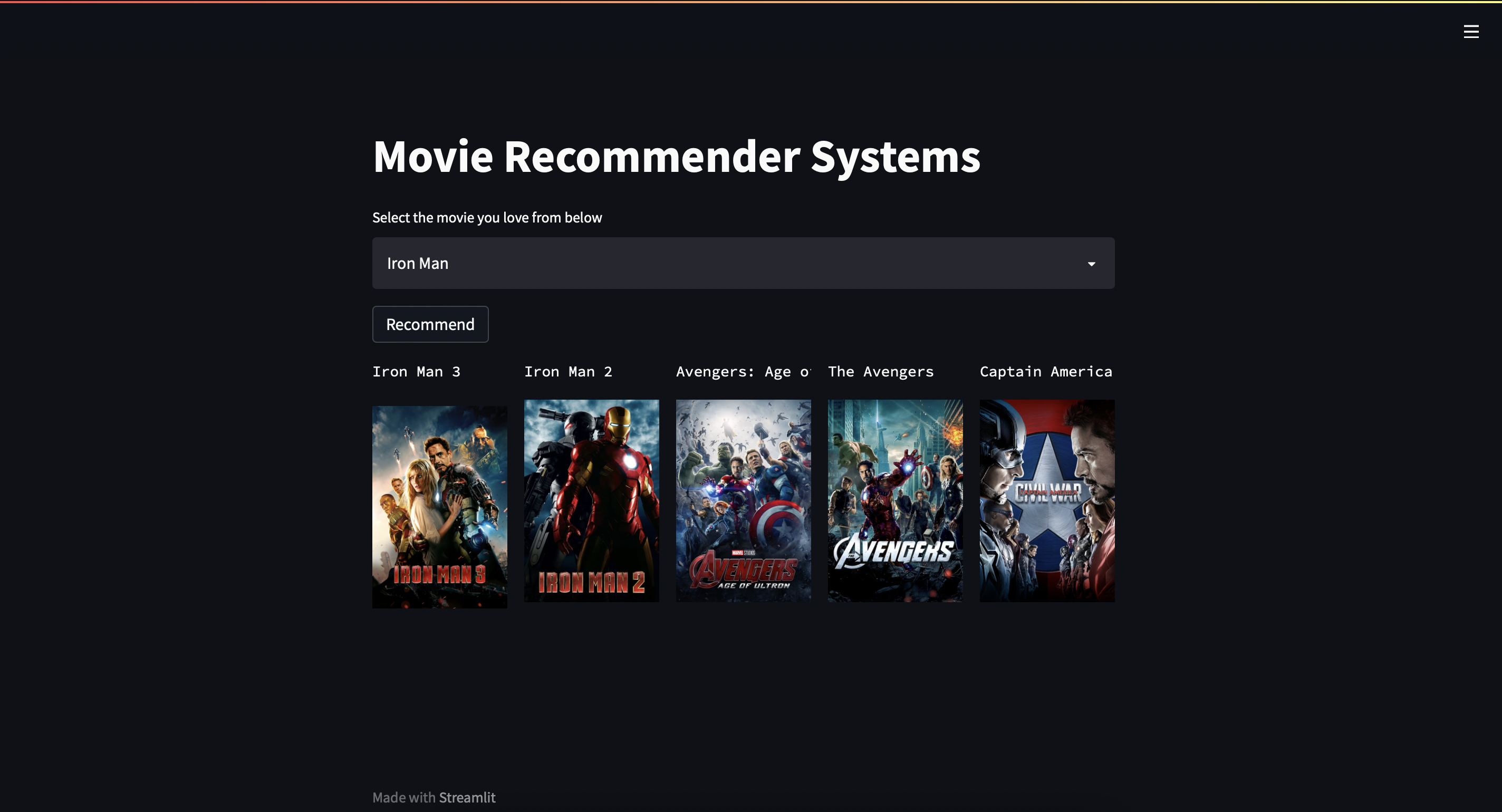GitHub - ayush11000/Movie-Recommender-System