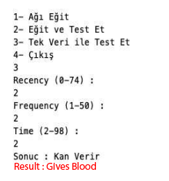 GitHub - Cagla-oksuz/Blood-Donation-Status