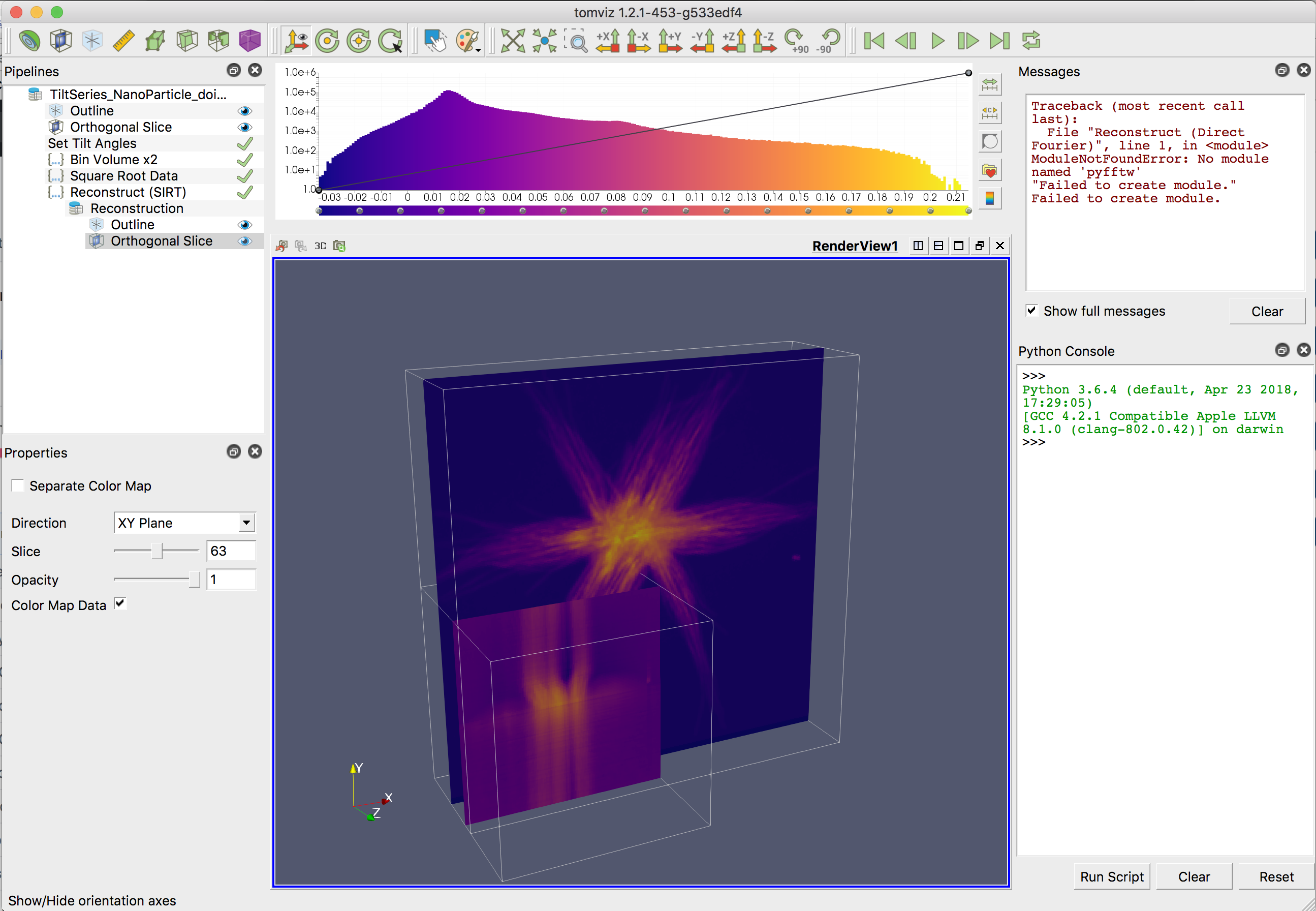 New Default Panel Layout · Issue 1524 · Openchemistry Tomviz · Github