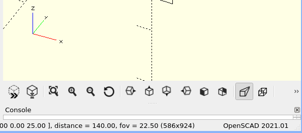 Collapsed console area · Issue #4289 · openscad/openscad · GitHub