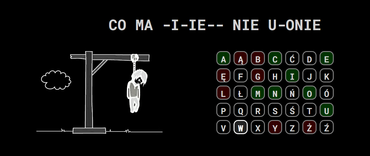 GitHub - radxhunter/Wisielec: Gra w wisielca