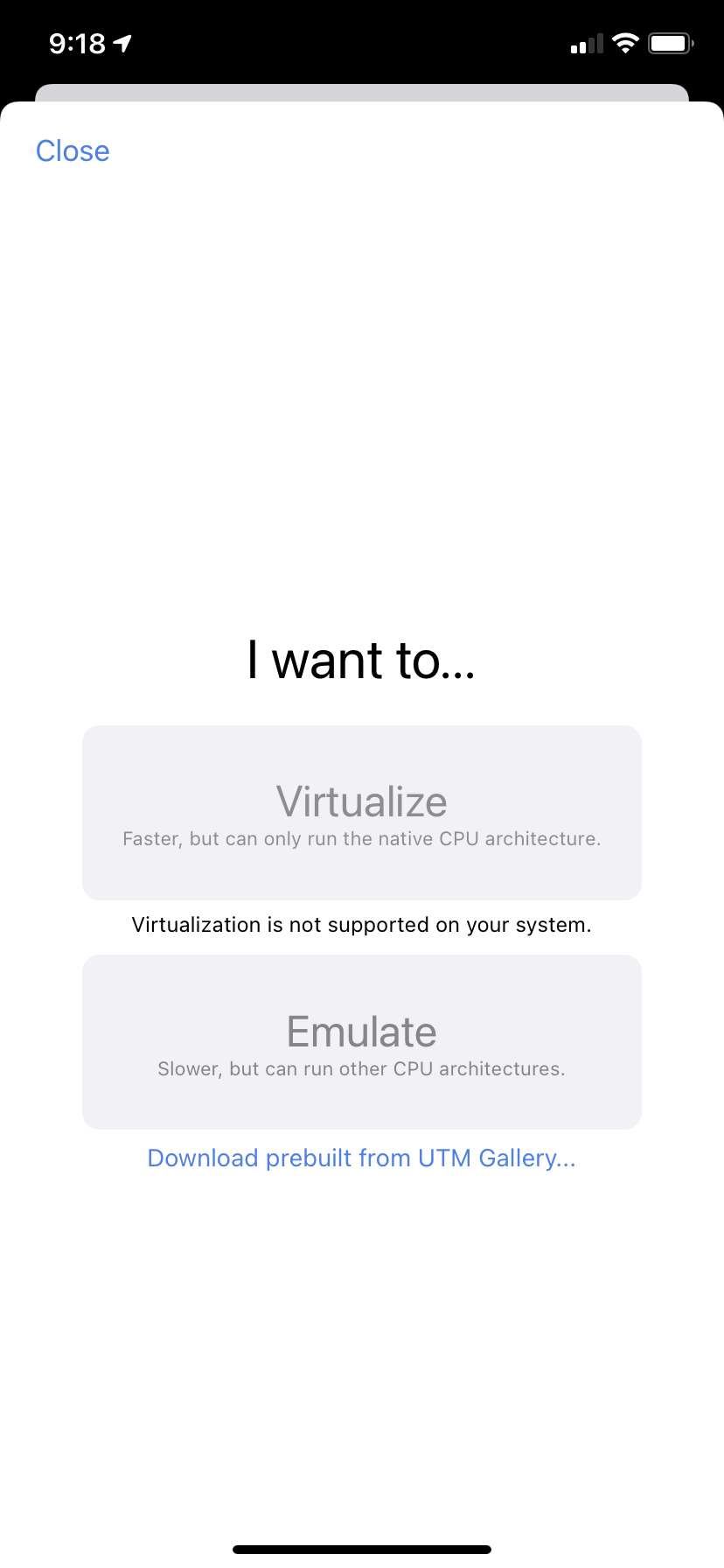 Virtualization is not supported on your system. · Issue #3442 · utmapp/UTM · GitHub