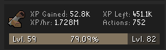Experience tracker incorrectly calculating xp/hr · Issue #15079 · runelite/runelite · GitHub