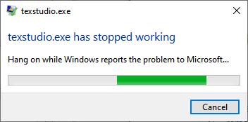 TeXstudio crashes if meta command is blank · Issue #1415 · texstudio-org/texstudio · GitHub