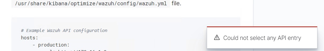 Could not select any API entry - 3005 - Internal error · Issue #2477 · wazuh/wazuh-dashboard ...
