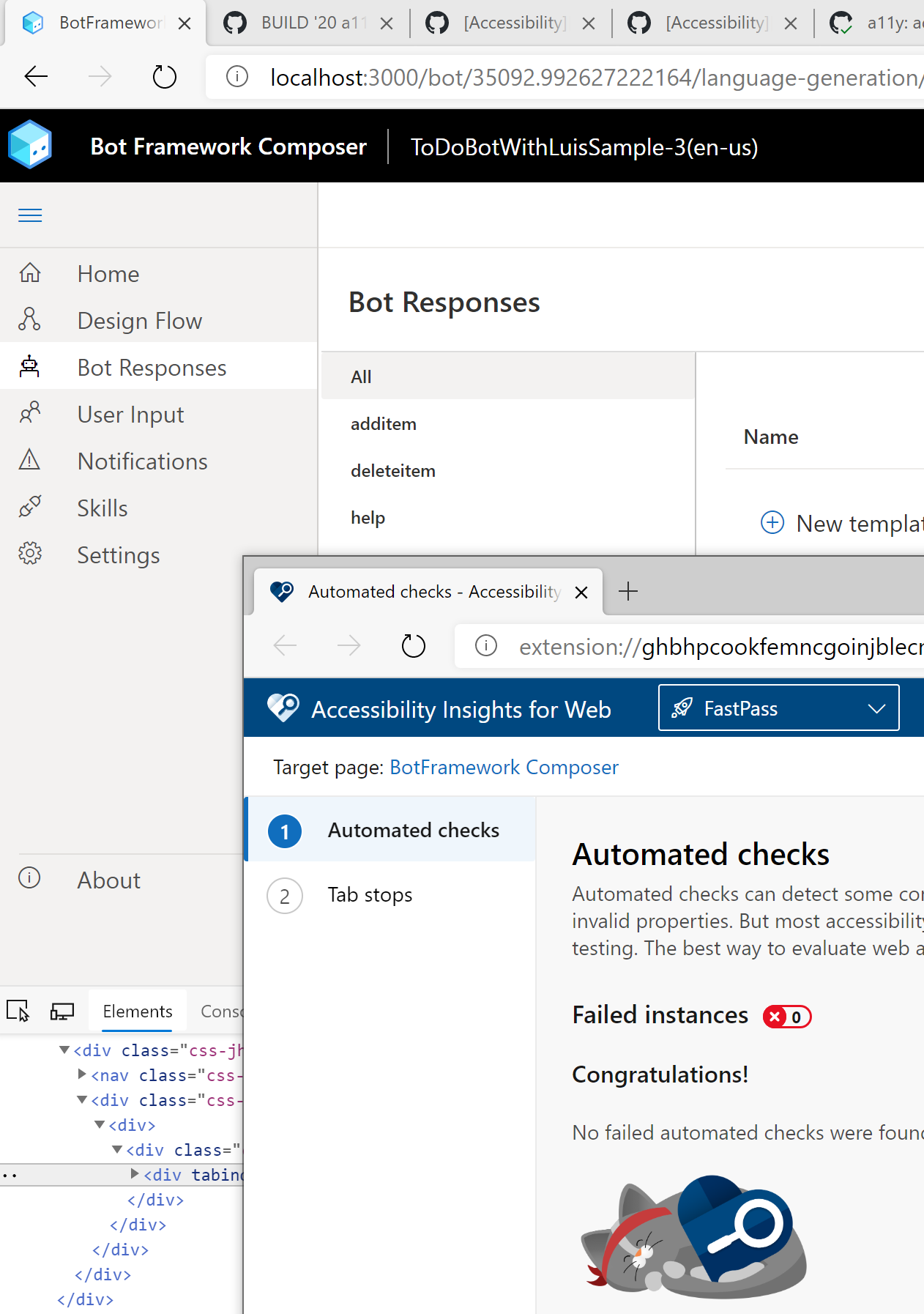 [Accessibility][Name, Role, Value - Bot Responses]: Aria-hidden ...