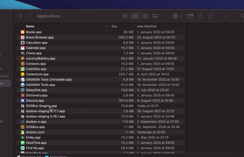 Sign the DOSBox Staging app for an easier, quicker and less scary first program start · Issue ...