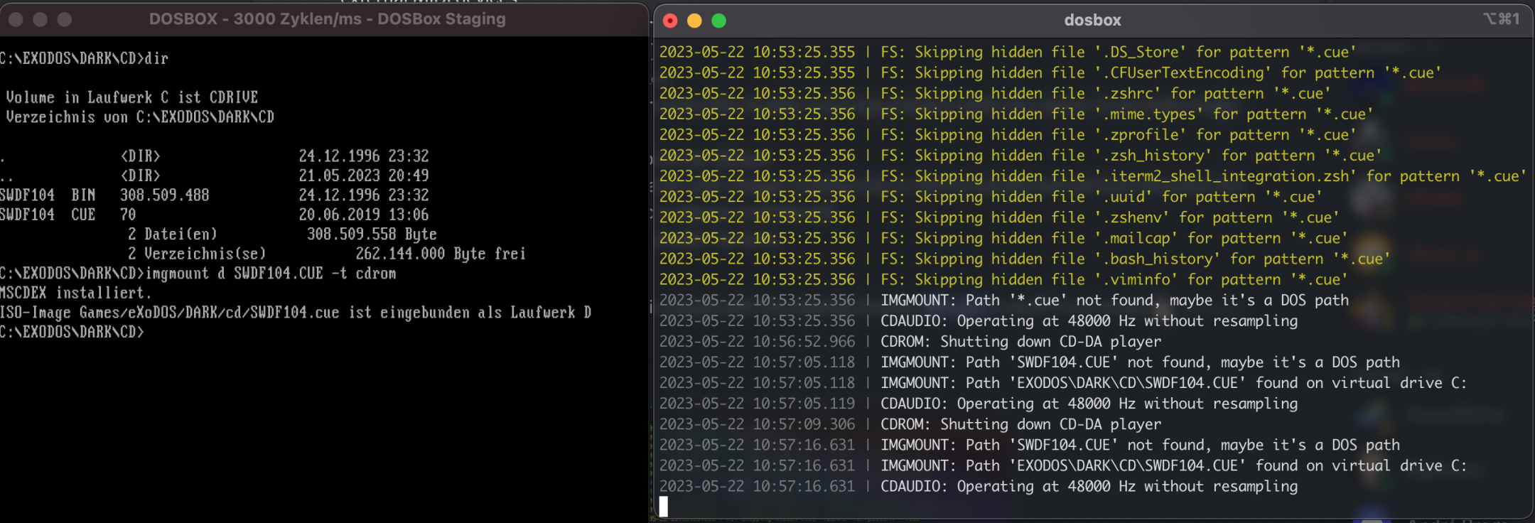 Misleading log messages using IMGMOUNT to mount CD-ROMs · Issue #2511 · dosbox-staging/dosbox ...