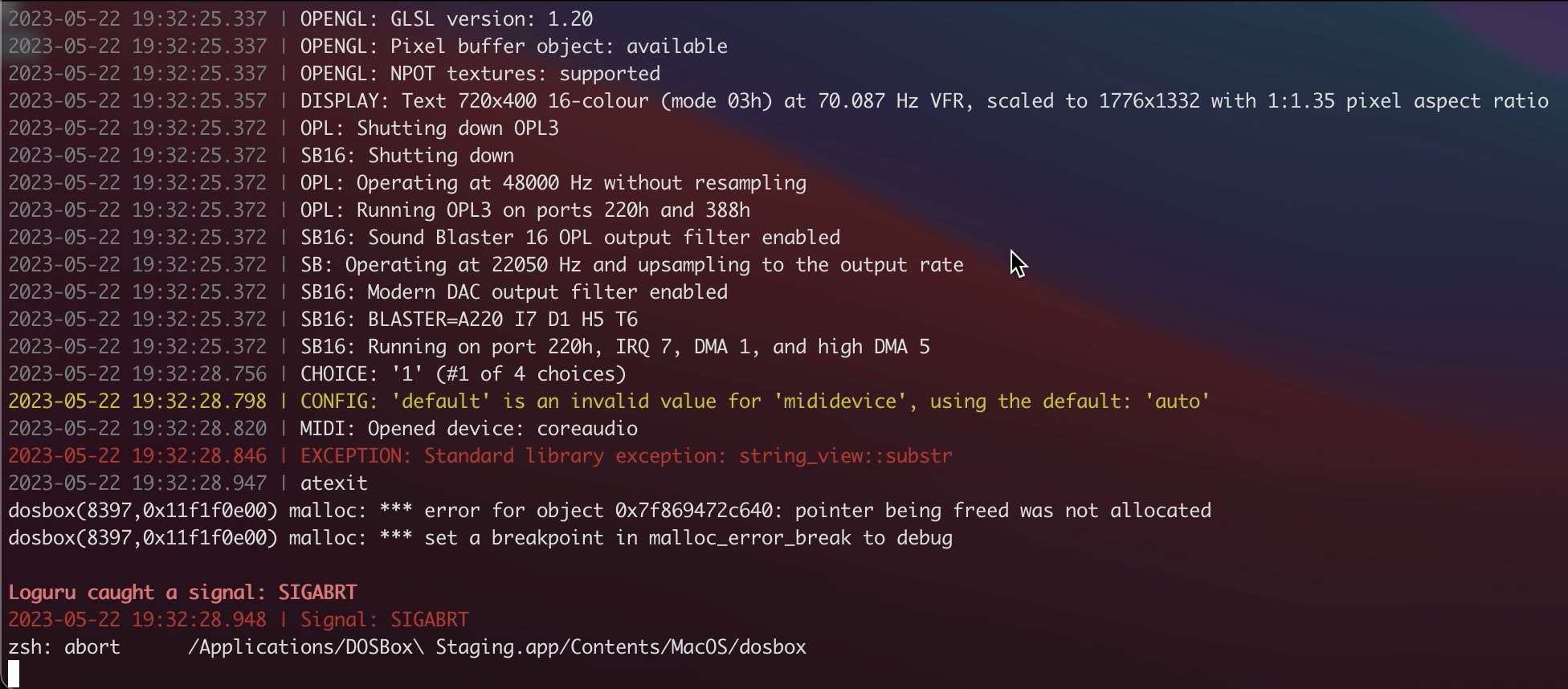Shell handling regression in the 7th Guest (segfault) · Issue #2515 · dosbox-staging/dosbox ...