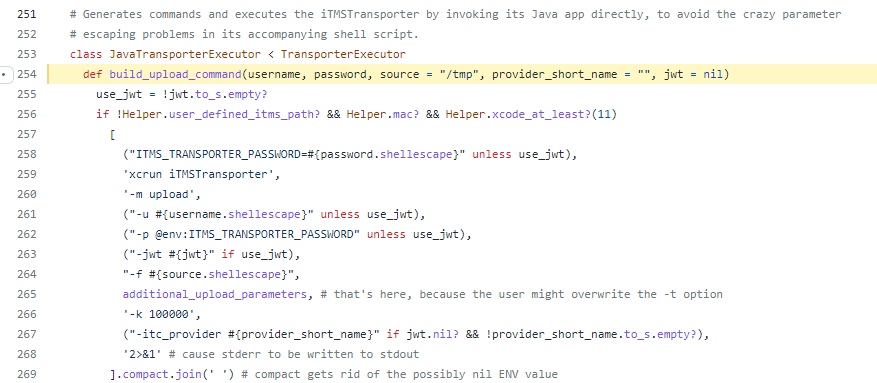 Transporter error "An error occurred while trying to call the requested method validateAssets ...