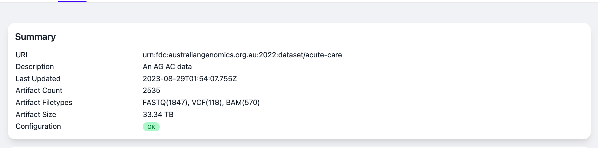 The Acute Care flagship dataset checklist · Issue #462 · elsa-data/elsa-data · GitHub