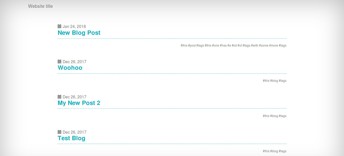 [Feature + theme/plugin request] Blog system · Issue #55 · WonderCMS ...