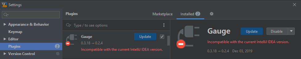 Incompatible with IDEA 2020.1 EAP · Issue #423 · getgauge/Intellij-Plugin · GitHub