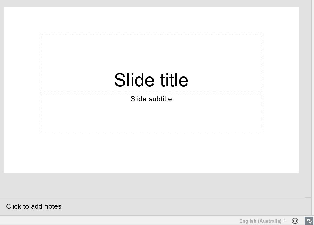 OO v6.3, zilexa tweak to change language - powerpoint issue: spelling not working on Title page ...