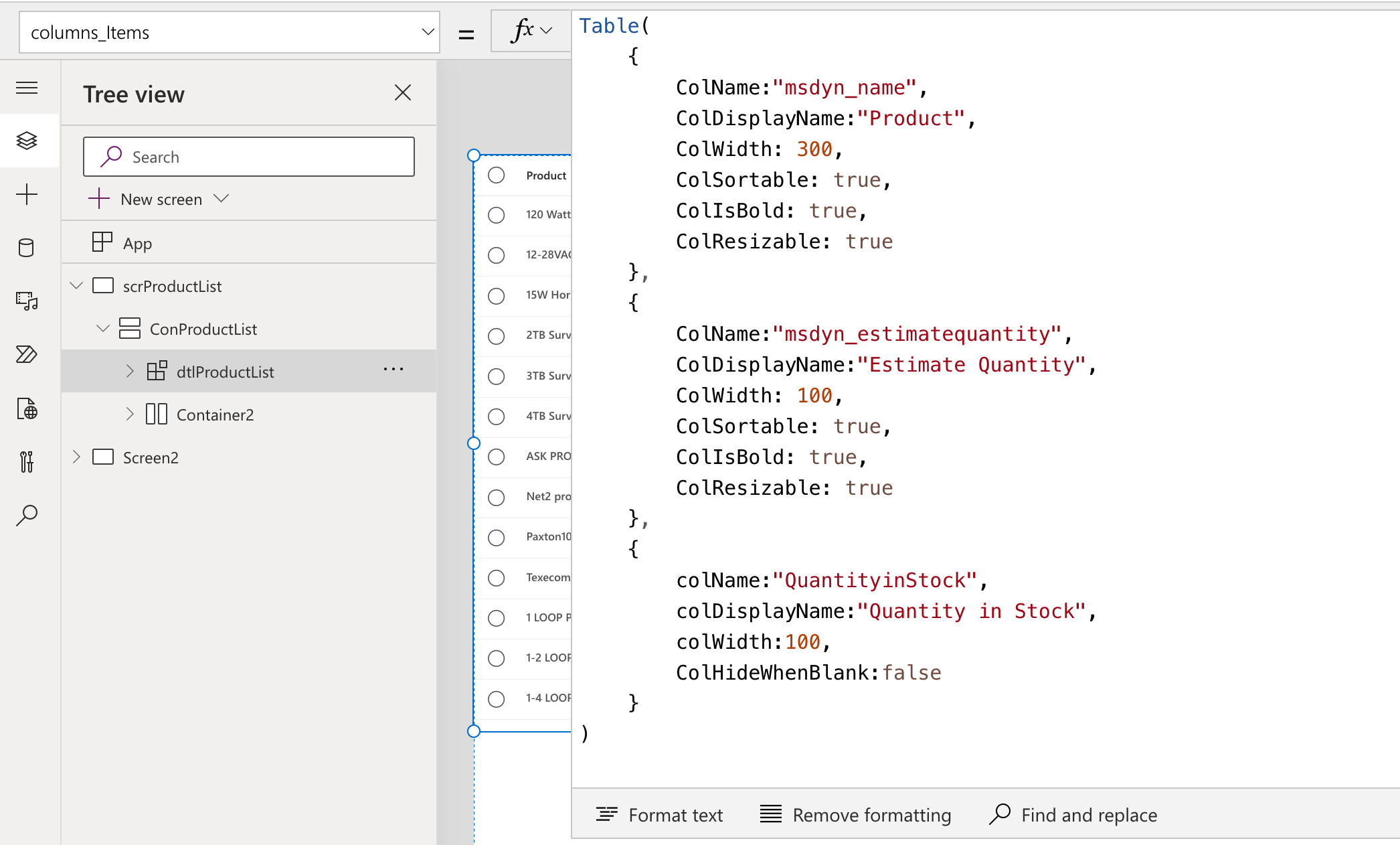 Creator Starter Kit Bug Columns Not Appearing In Details List · Issue 283 · Microsoft