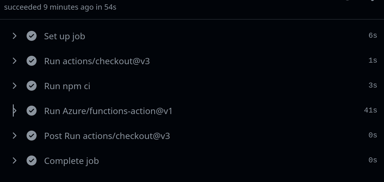 Azure function action is slow · Issue #170 · Azure/functions-action · GitHub