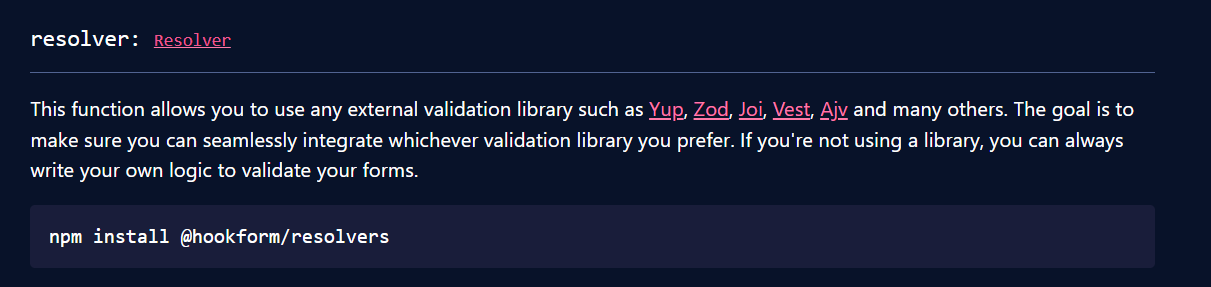 Revalidation Using Usefieldarray And Yup Resolver · React Hook Form · Discussion 8868 · Github