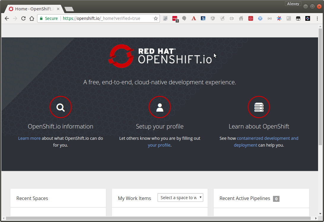 There is no header in home page if there is some parameter in URL · Issue #1868 · openshiftio ...