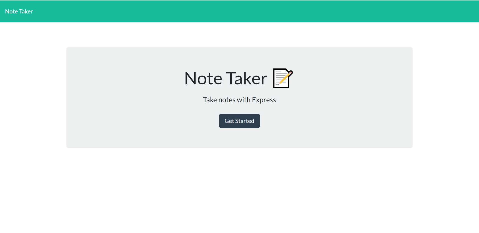 GitHub - mels065/note-taker: An application for taking notes. · GitHub