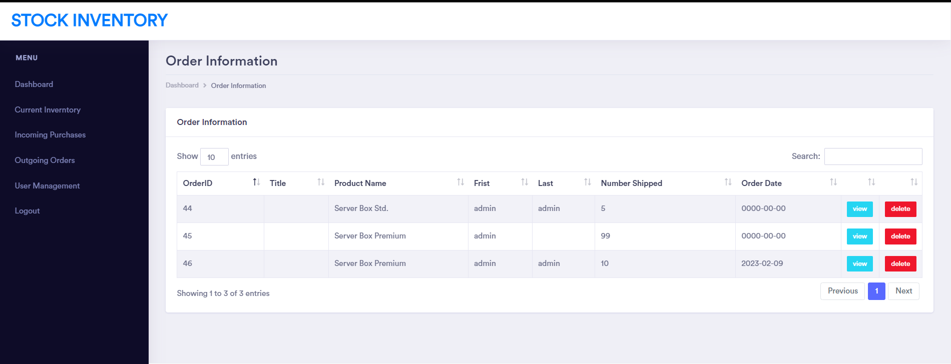 GitHub - adisorncjame/Stock-Inventory: Mini Project Stock Inventory Ref . https://phpgrid.com ...