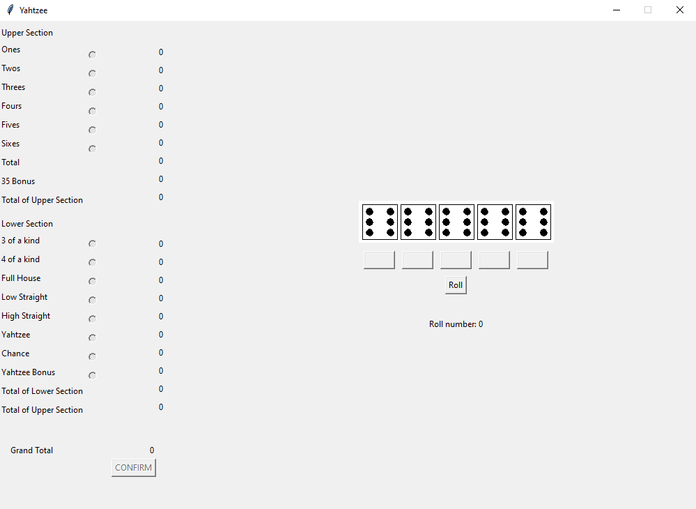 GitHub - mickyyyyyy/Yahtzee: A basic executable Yahtzee game framework, with the intention of ...