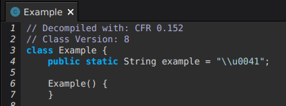 Escaped unicode characters are decoded wrongly · Issue #513 · Col-E/Recaf · GitHub