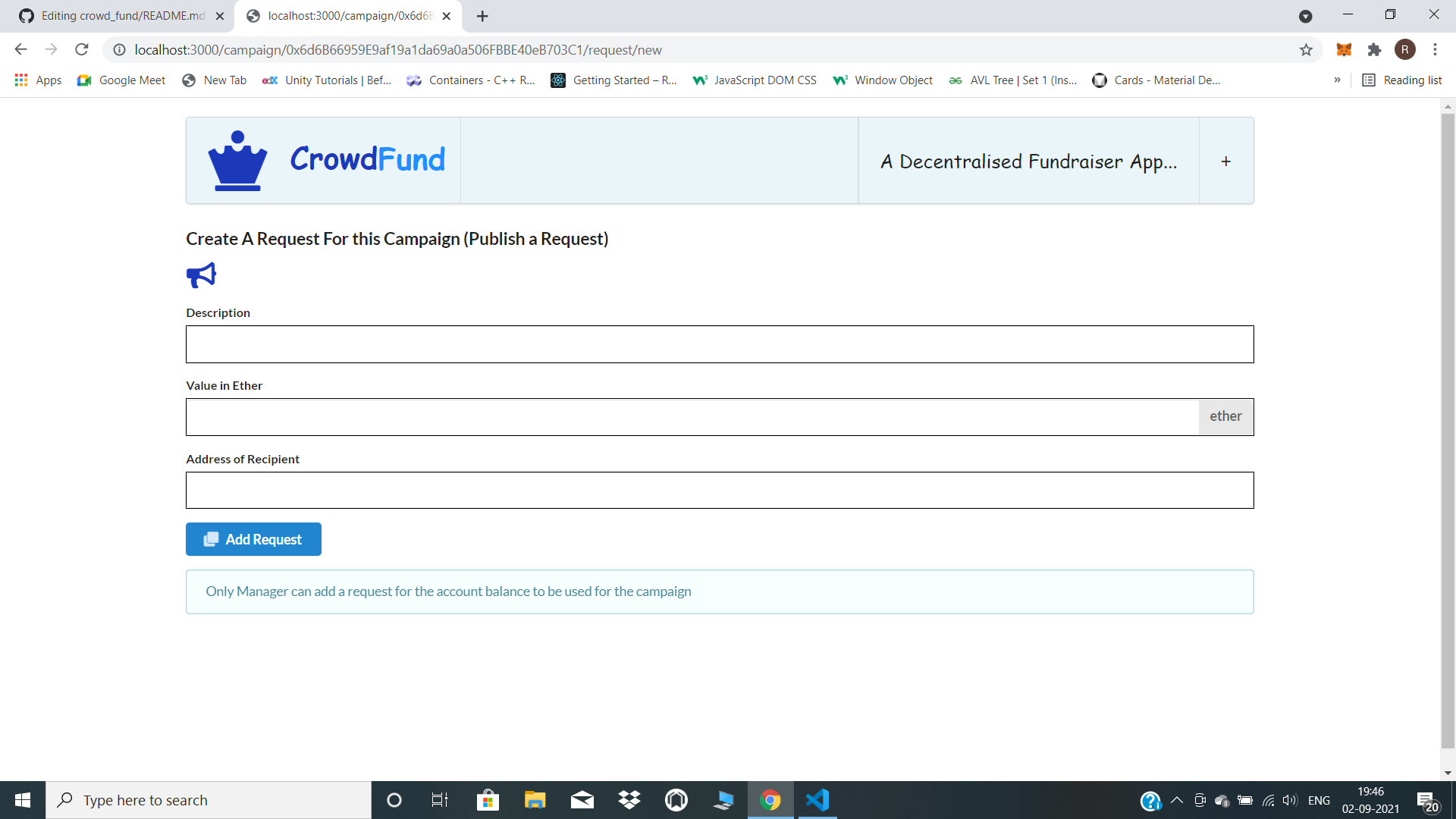 GitHub - rajarshi-hub/crowd_fund