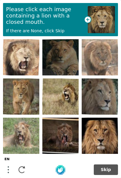 [Challenge] lion with a closed mouth · Issue #144 · QIN2DIM/hcaptcha ...