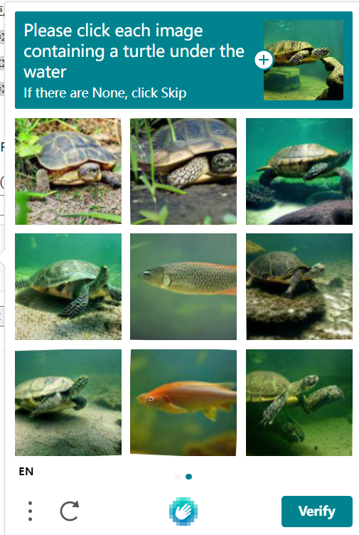 [Challenge] turtle under the water · Issue #207 · QIN2DIM/hcaptcha-challenger · GitHub