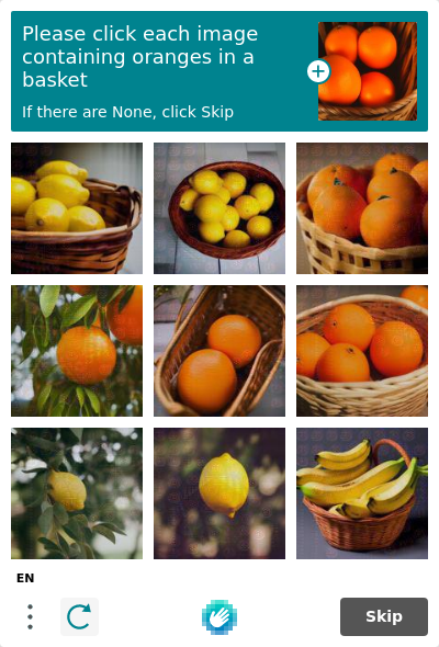 [Challenge] oranges in a basket · Issue #321 · QIN2DIM/hcaptcha-challenger · GitHub