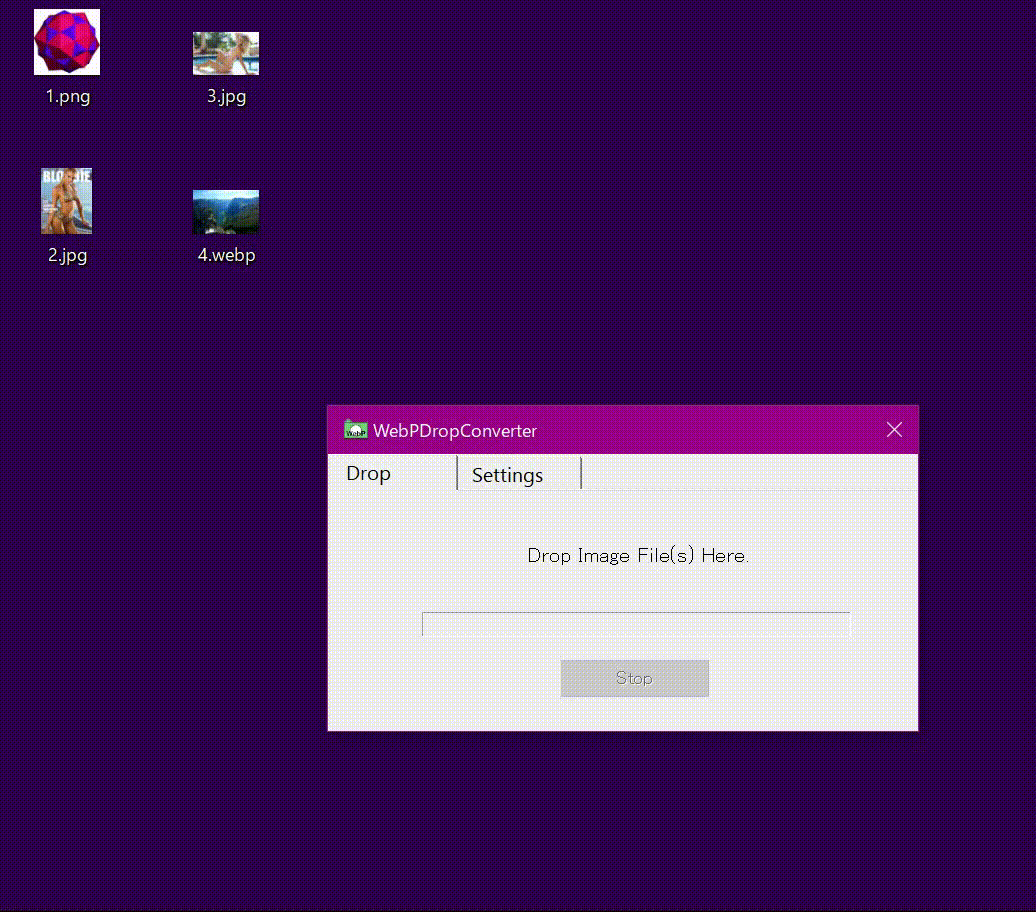 GitHub - aymspecial/WebpDropConverter