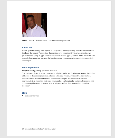 GitHub - rubencardoso1/python-CVbuilder-project