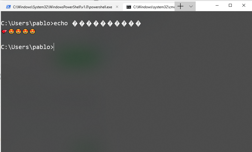 Emoji Displayed As When Inputted By The User · Issue 1565 · Microsoftterminal · Github