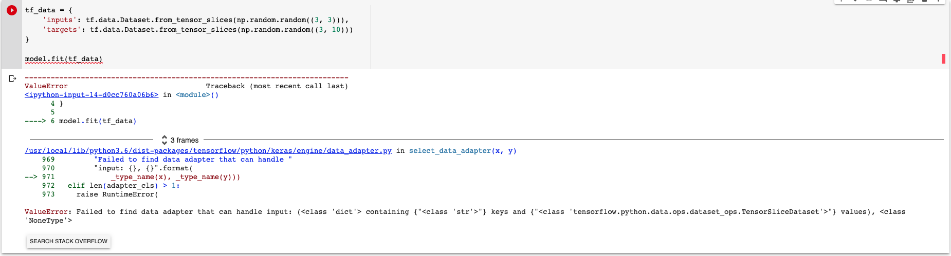 Tensorflow/Keras Endpoint layer does not work with Tensorflow dataset in eager mode · Issue ...