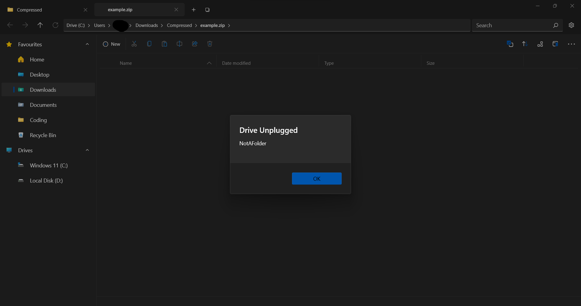 Zip File Not Opening Issue 6813 Files community Files GitHub