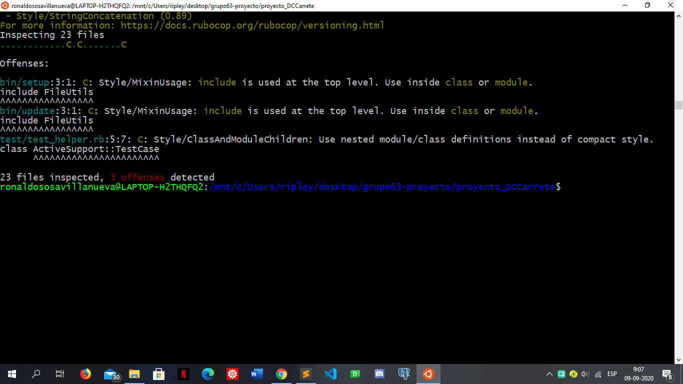 [Rubocop] Archivo bin/setup y bin/update · Issue #119 · IIC2143-2020-2/syllabus · GitHub