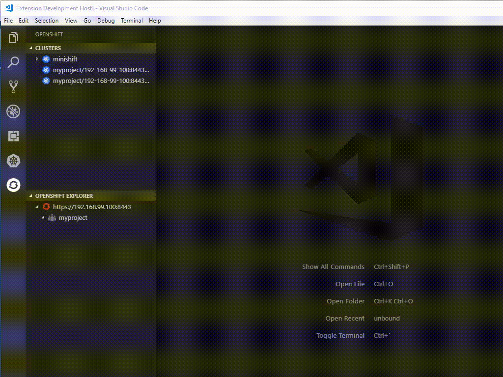 Add OpenShift Connector configuration to enable/disable showing output channel on new output ...