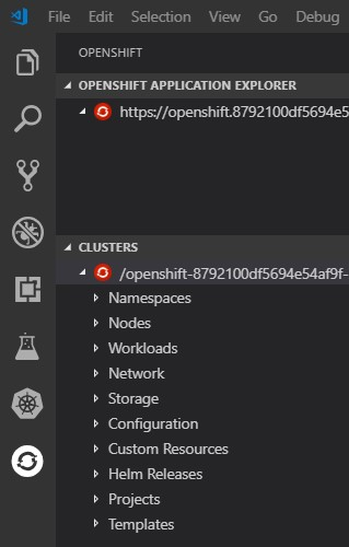 Add Clusters View Form Kubernetes To Openshift Views Container · Issue 864 · Redhat Developer 
