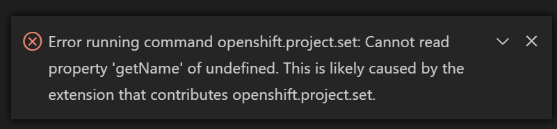 Exception occurs if `Set Active Project` command is canceled · Issue #1639 · redhat-developer ...