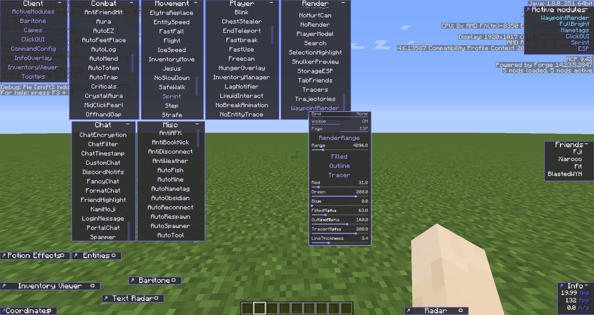WaypointRender non-correct rendering outside of Render Distance · Issue ...