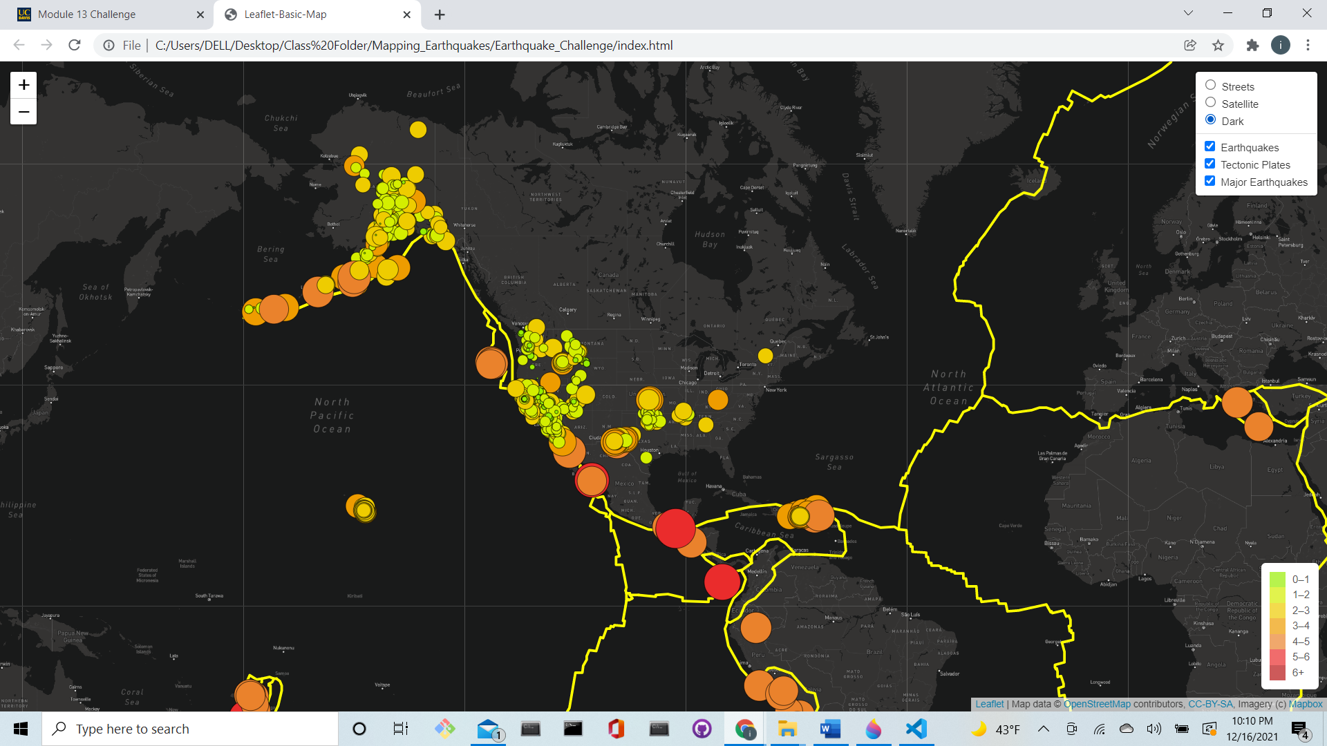 GitHub - intisarkhalil/Mapping_Earthquakes