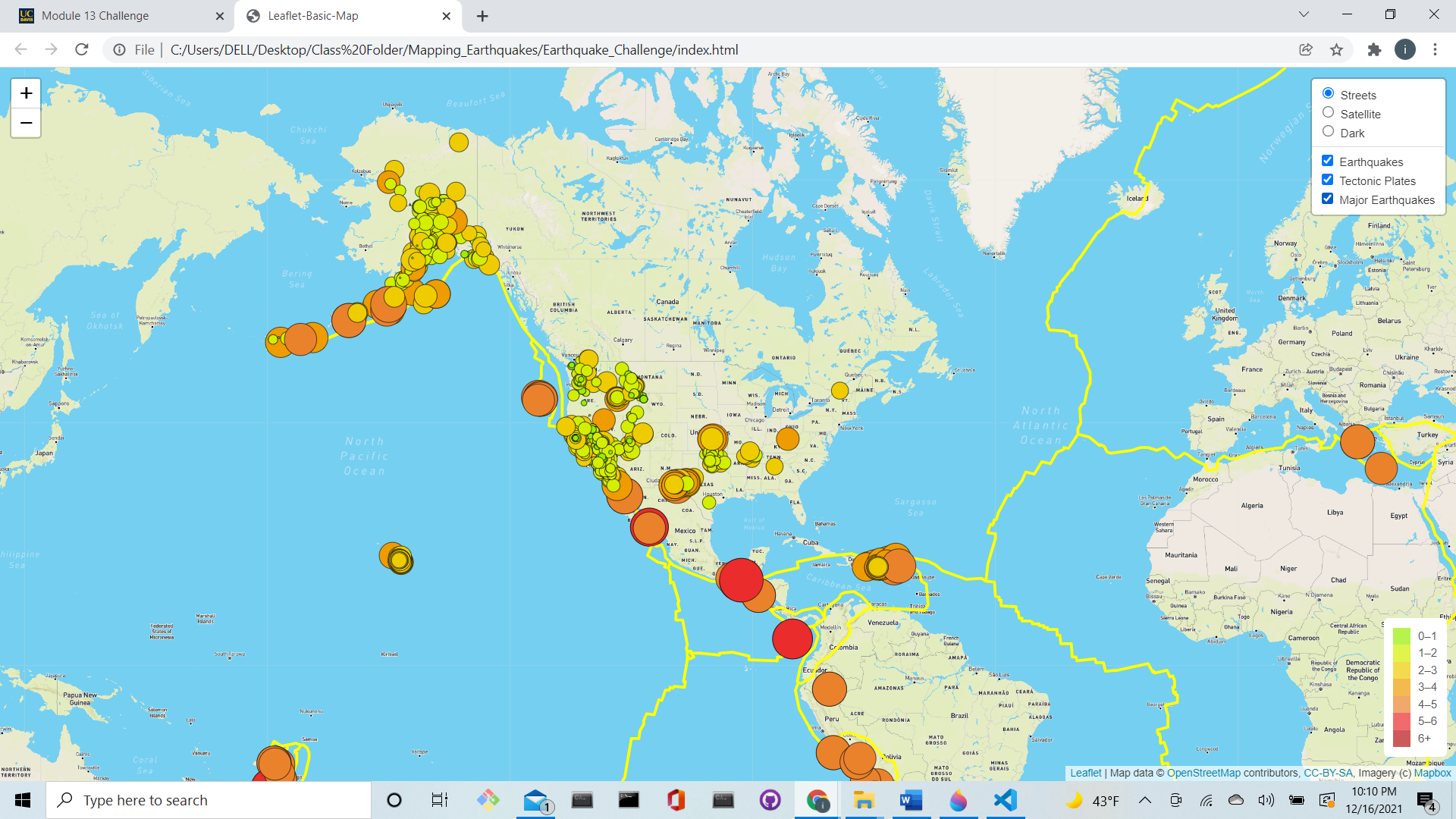 GitHub - intisarkhalil/Mapping_Earthquakes