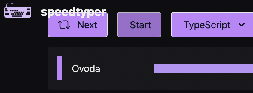 [FIX] : Top bar collides with body · Issue #107 · codicocodes/speedtyper.dev · GitHub